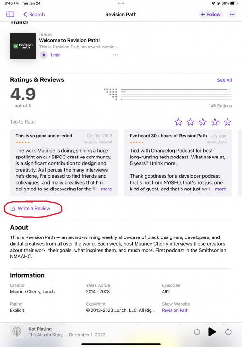 How to Leave a Podcast Review - Revision Path